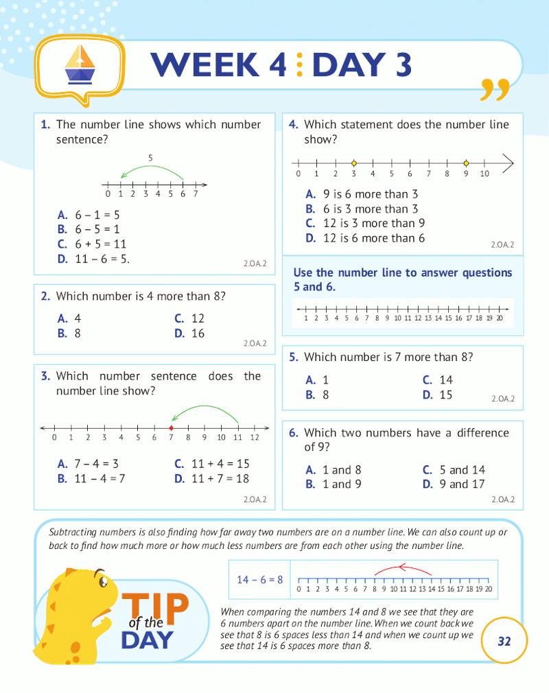 2nd Grade Common Core Math Printables Addition And Subtraction
