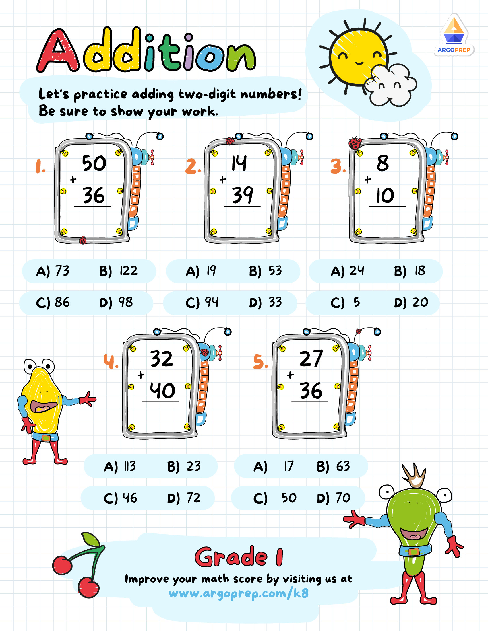 K-8 Boost Your Child's Math & ELA Scores - ArgoPrep