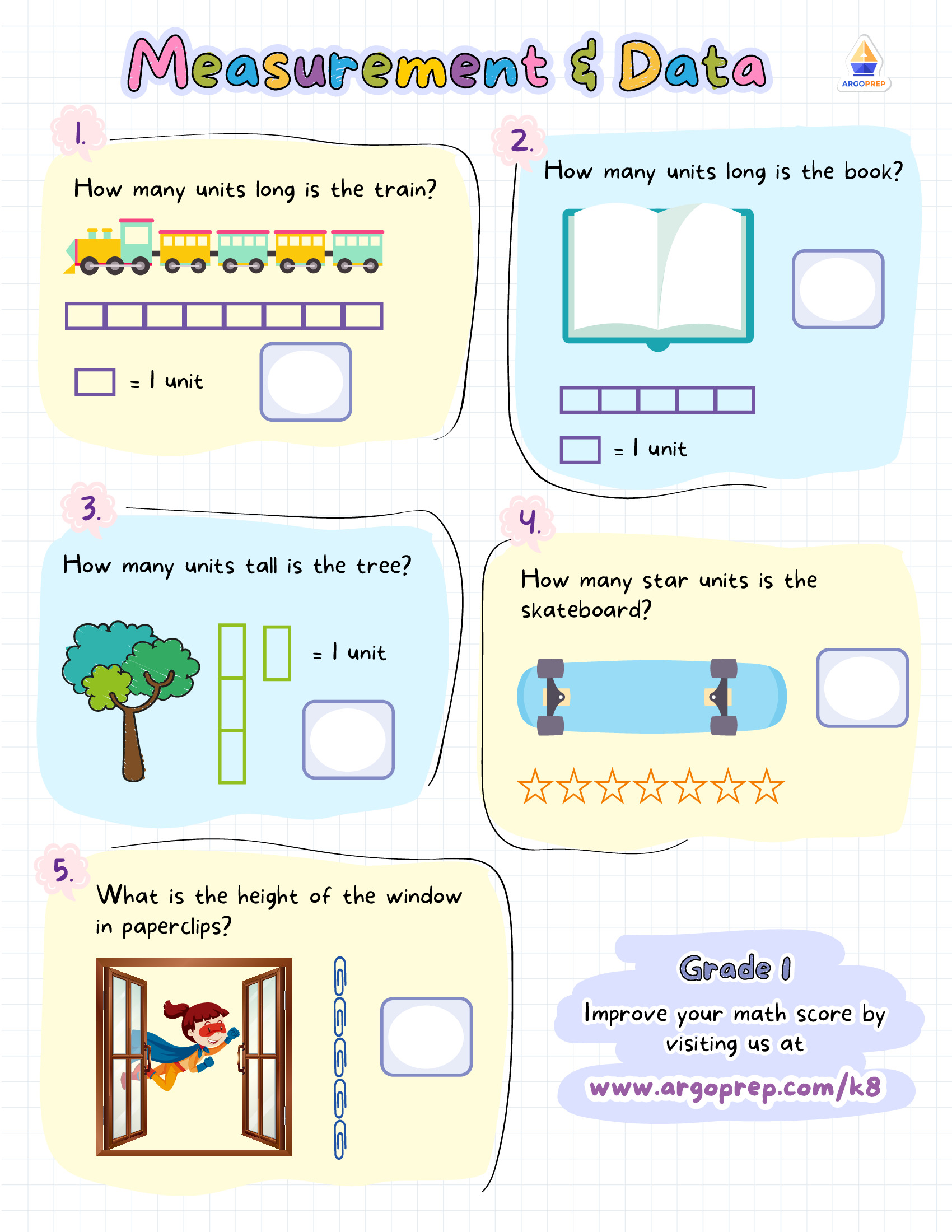 Free Measurement Worksheets Grade 1 50+ Measurement Worksheets For 1st