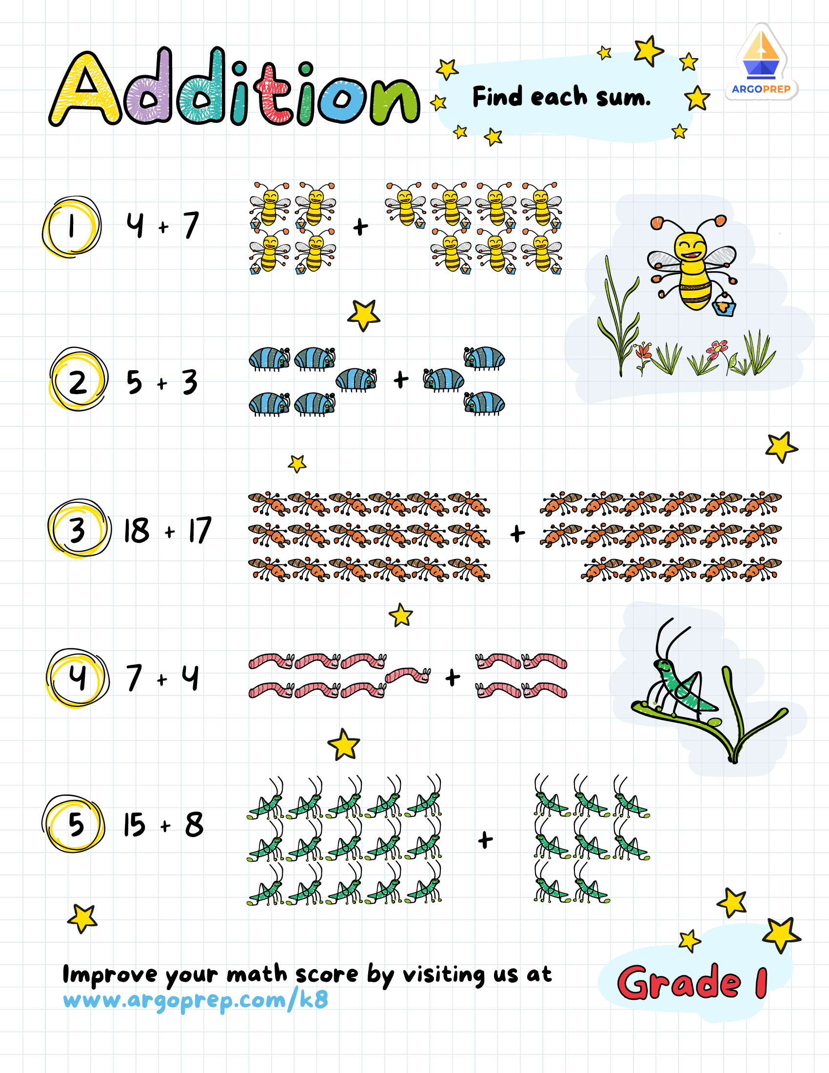 Addition Worksheets Base Ten