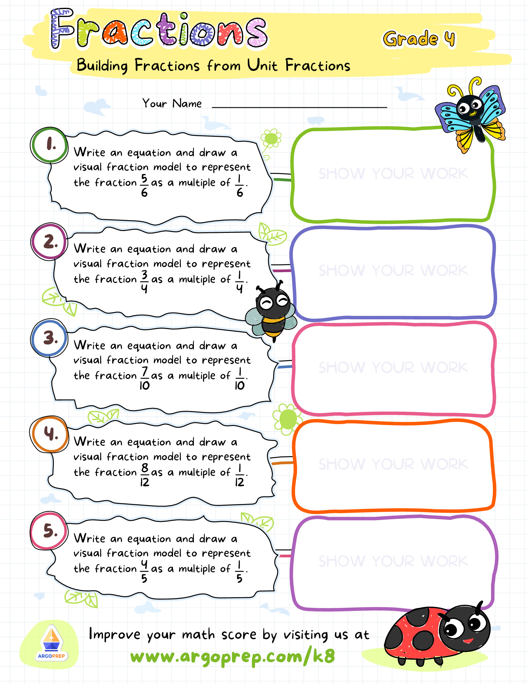 Fractions Of A Set Worksheets 4th Grade Fractions Halves And Quarters