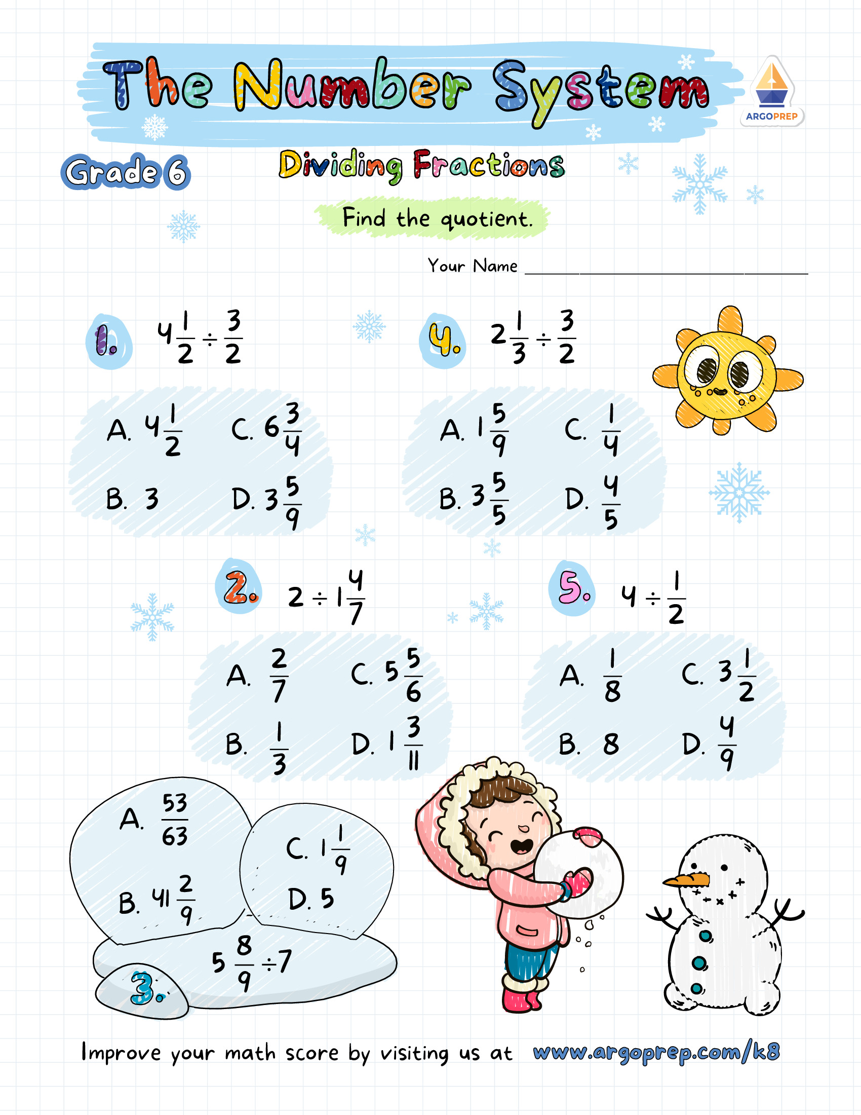 Number System Worksheets