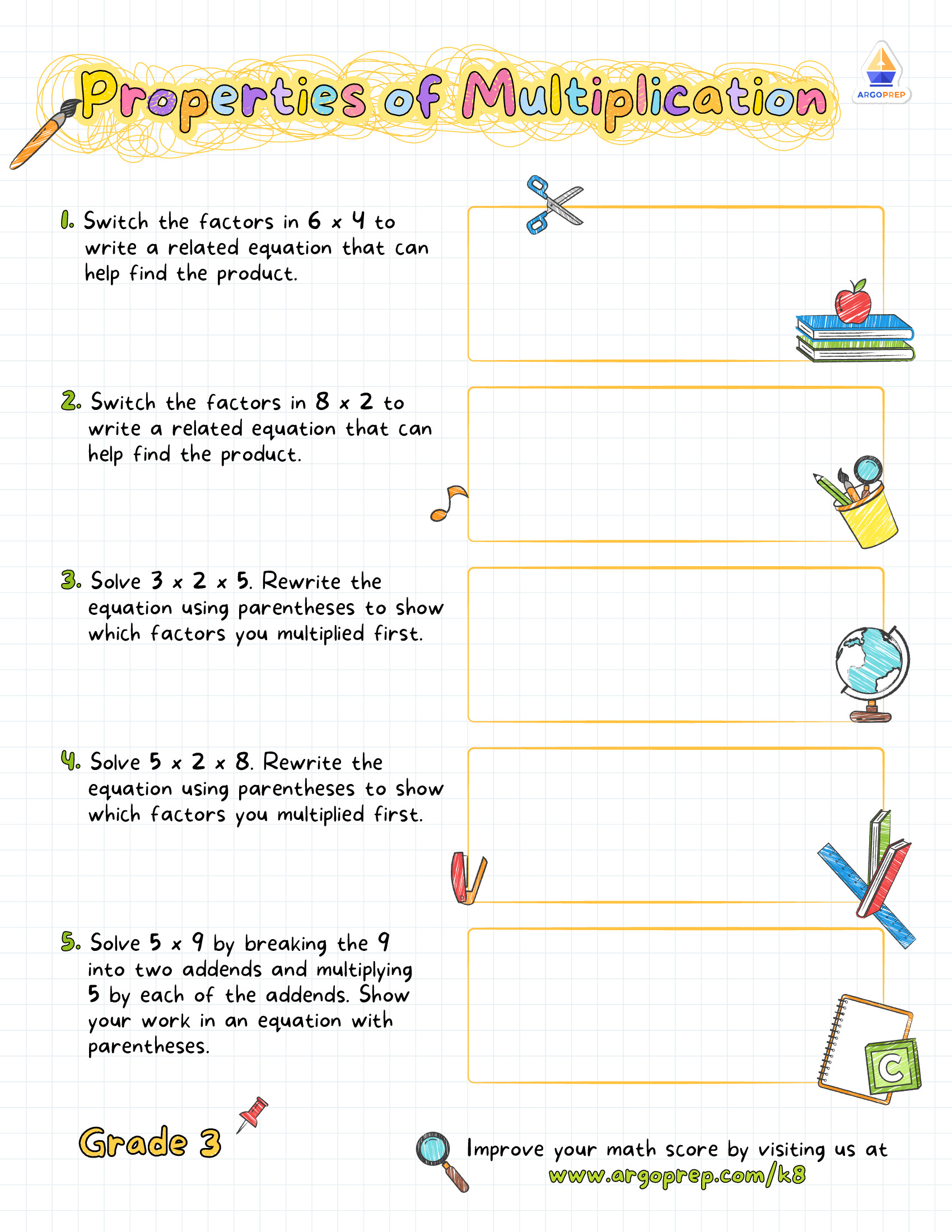 Operations And Algebraic Thinking Worksheets