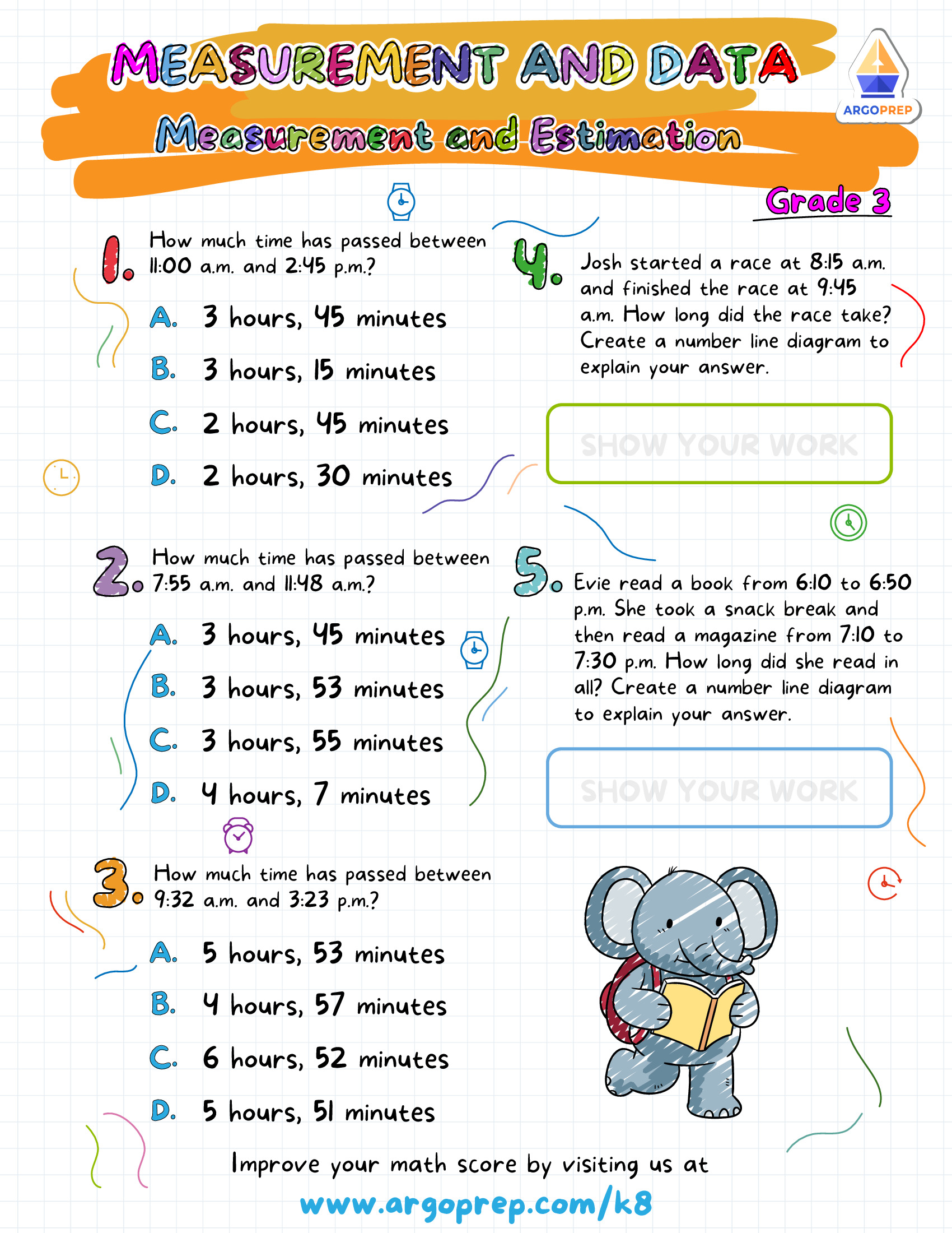 Free Measurement Worksheets 3rd Grade