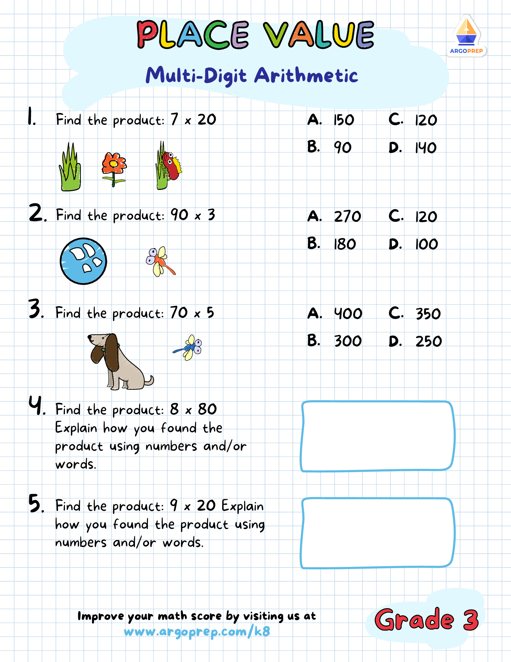 Number And Operations In Base Ten Grade 5 Worksheets 2nd Grade Exit