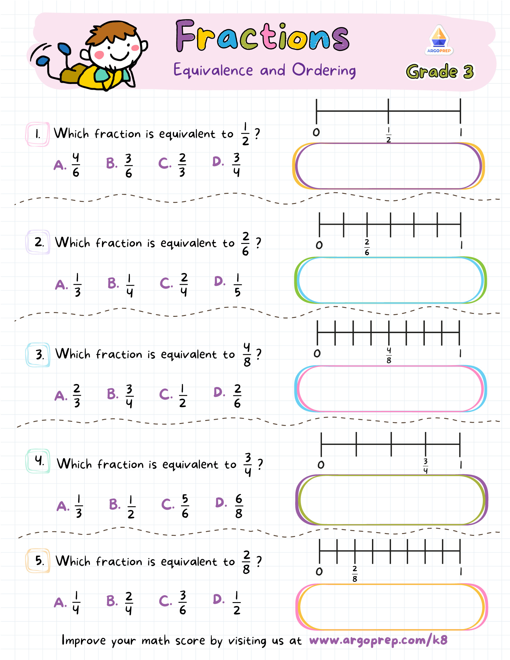 Free Fraction Worksheets For 3rd Grade FREE 5Th Grade Fractions