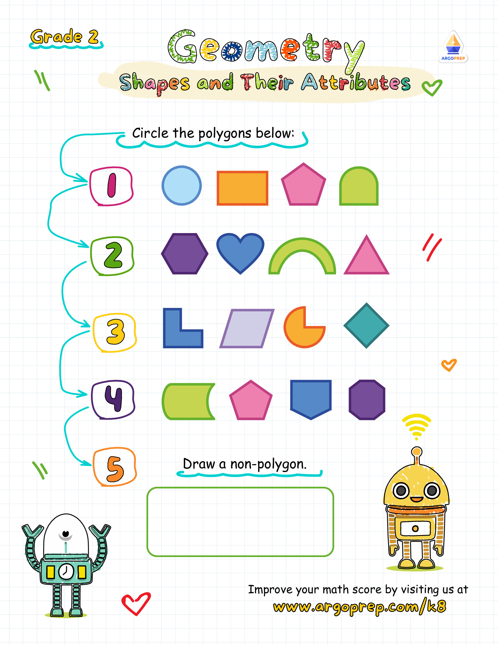 Basic Geometry Worksheets Grade 3