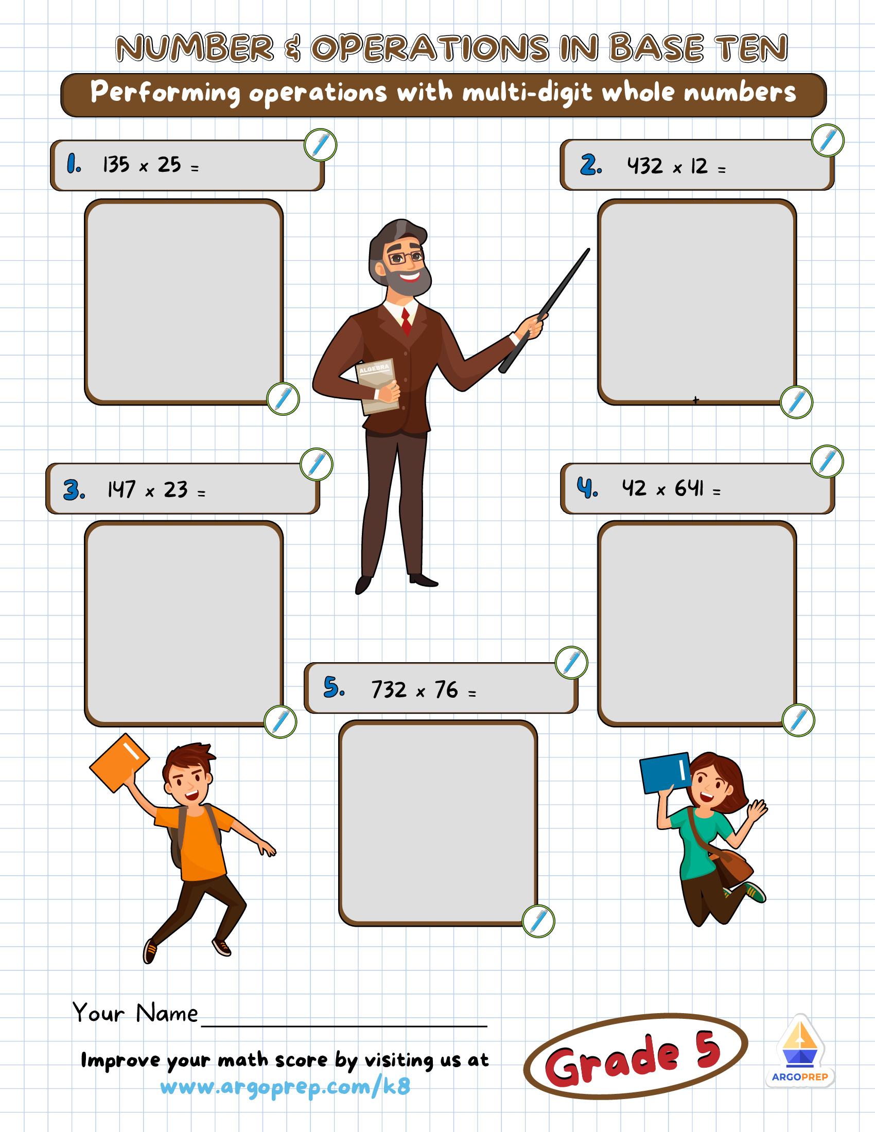 Number And Operations In Base Ten Grade 5 Worksheets 2nd Grade Exit