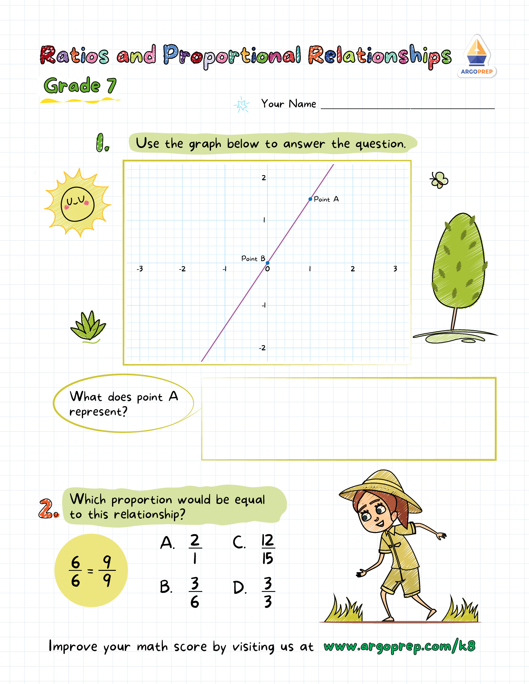 7th Grade Graphing Worksheets