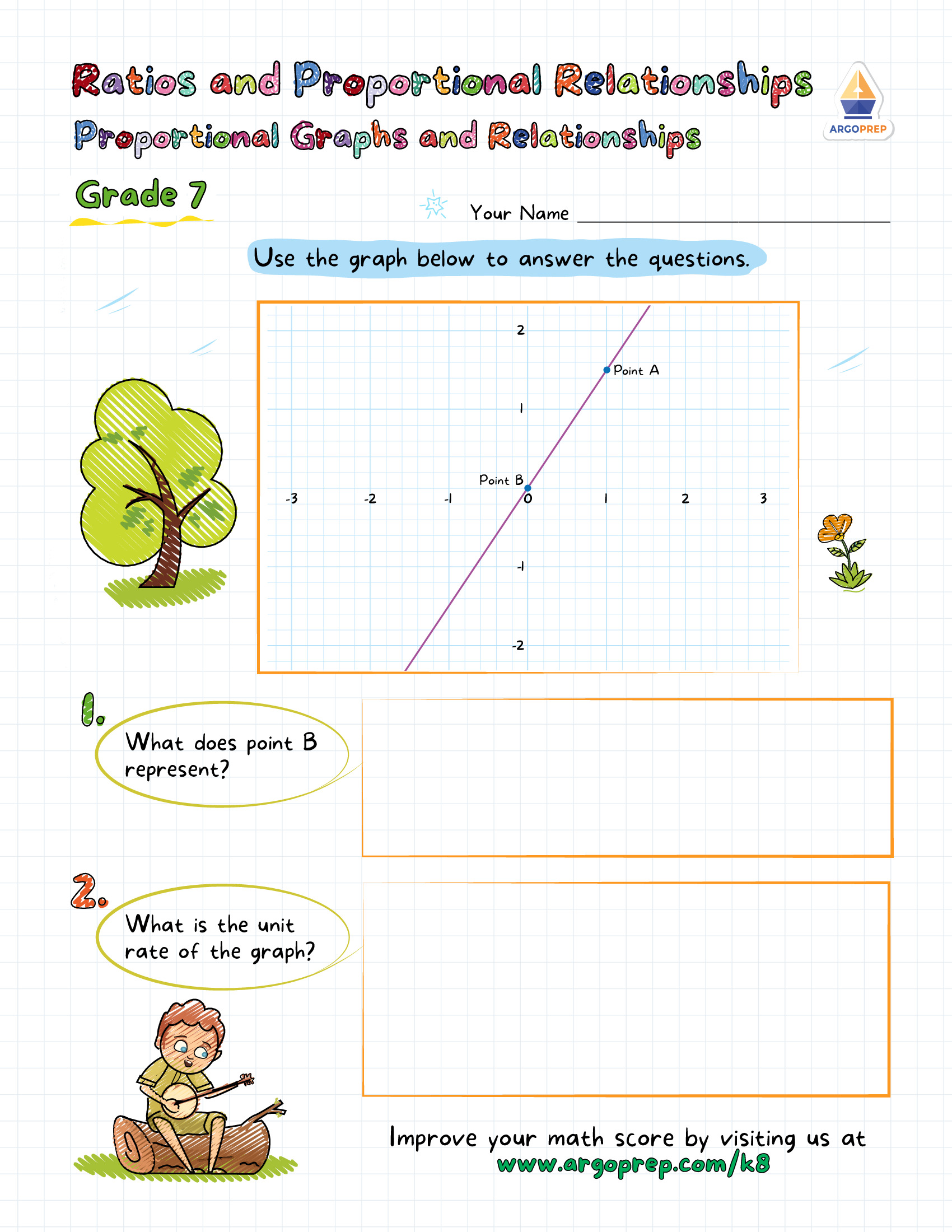 Ratios And Proportional Relationships Worksheets 7th Grade