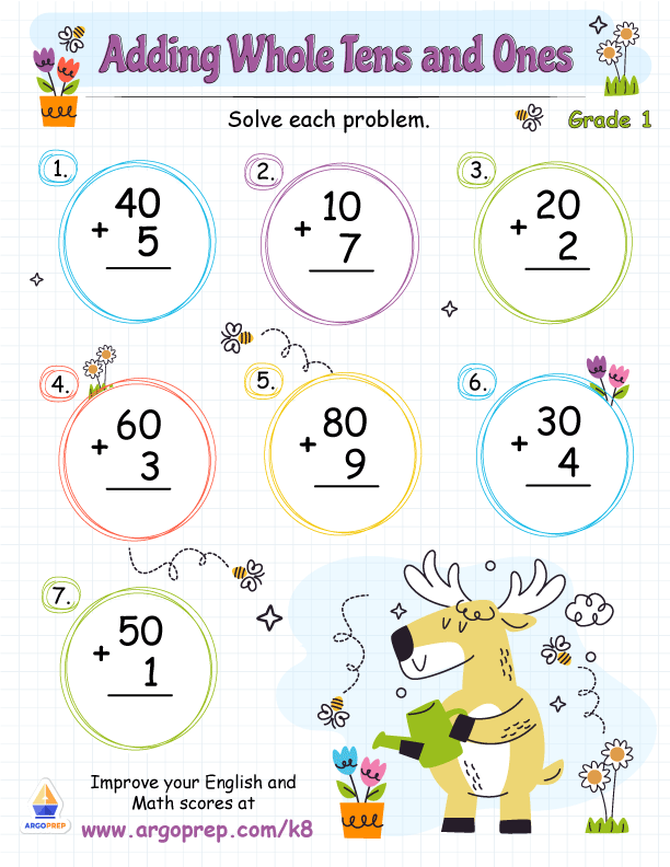 Addition Worksheets Tens And Units