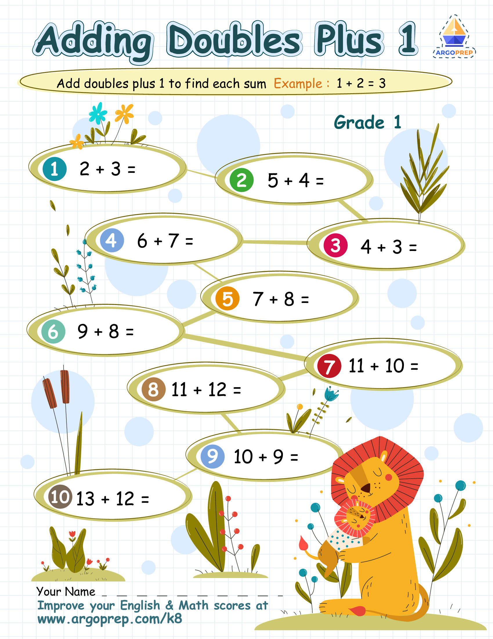 Sum It Up Worksheet Addition Fluency Roll And Solve Sum Up To 5