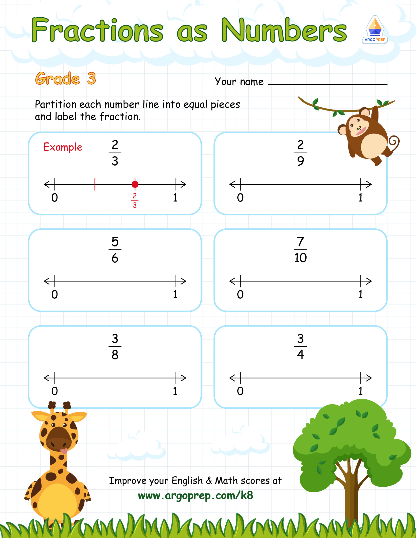 Fraction Worksheets Grade 3 Common Core Equivalent Fractions 3