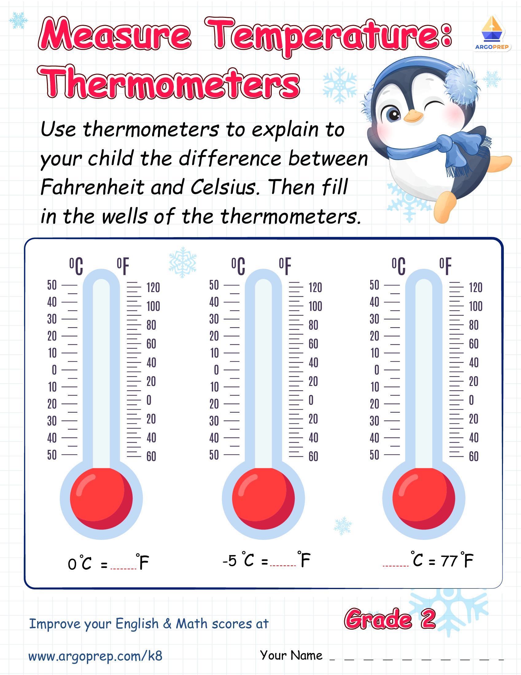 Temperature And Its Measurement Worksheet Montessori Measurement: