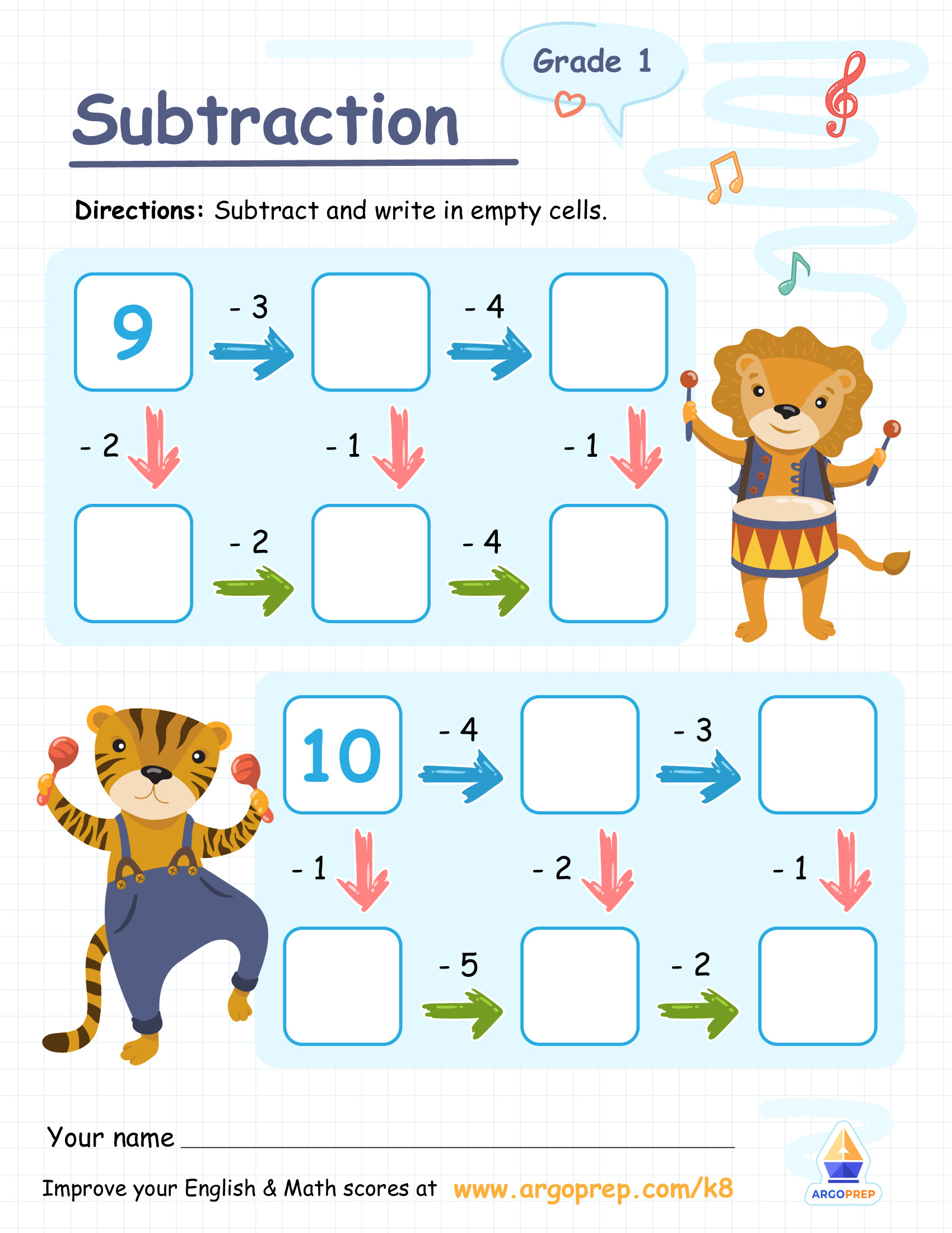 Fun Subtraction Worksheets Subtraction Worksheets (3 Digit)